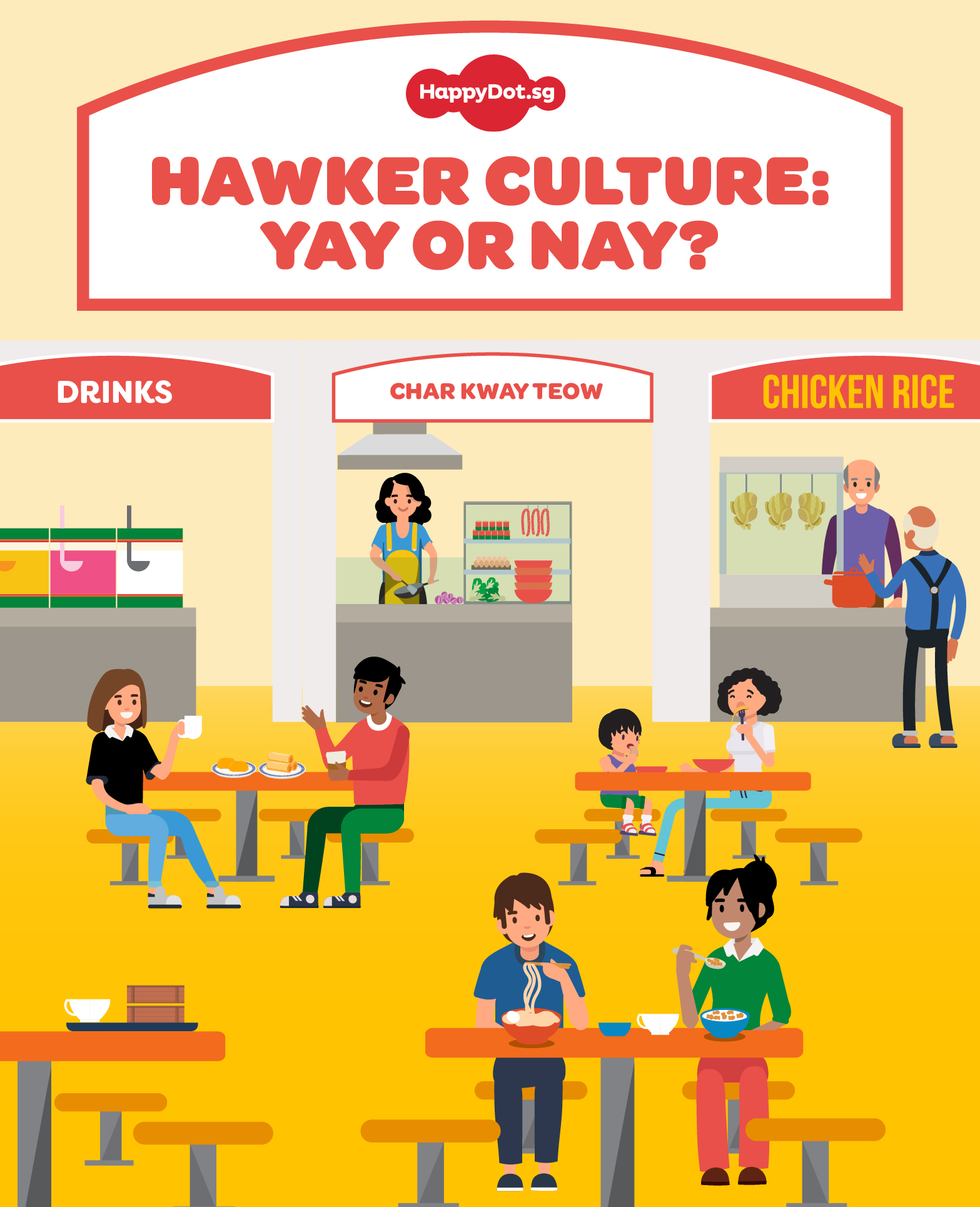 Hawker Culture: Yay or Nay? - HappyDot.sg